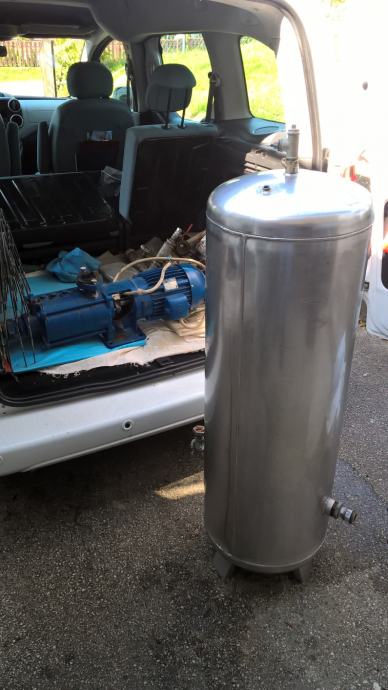 Hidrofor pumpa Elektrokovina VC105 t reparirana, inox bačva 180 litara
