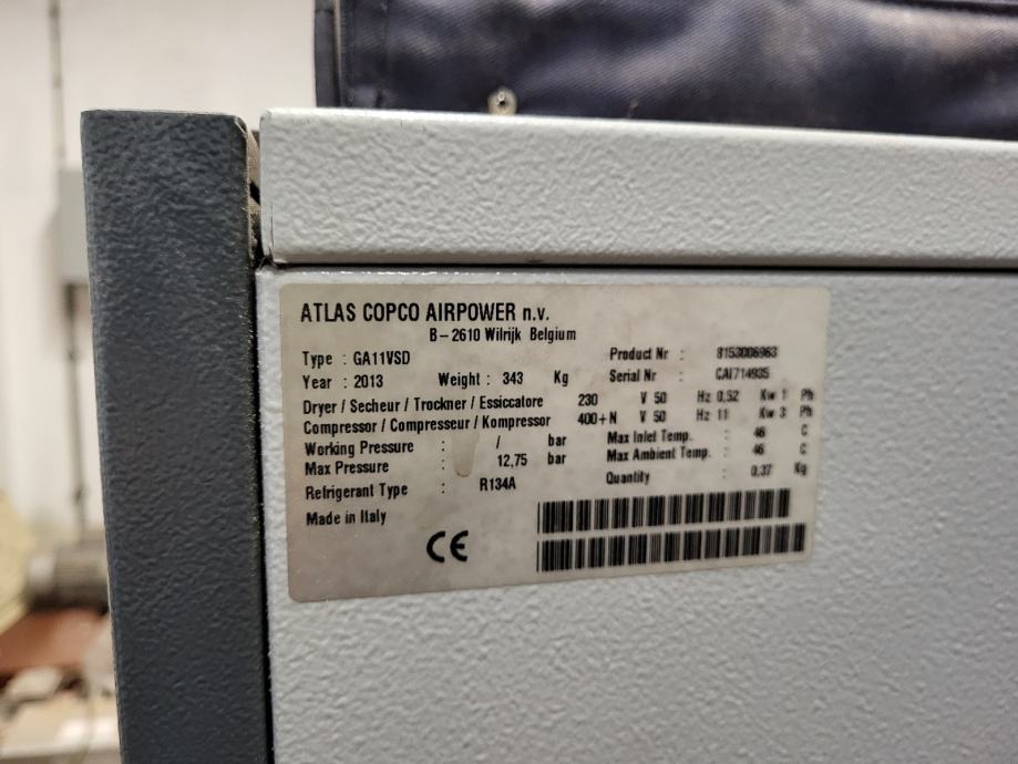 kompresor atlas GA11VSD FF