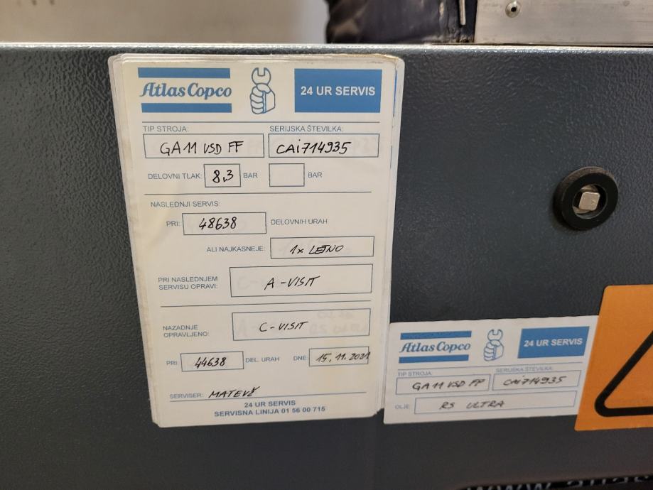 kompresor atlas GA11VSD FF