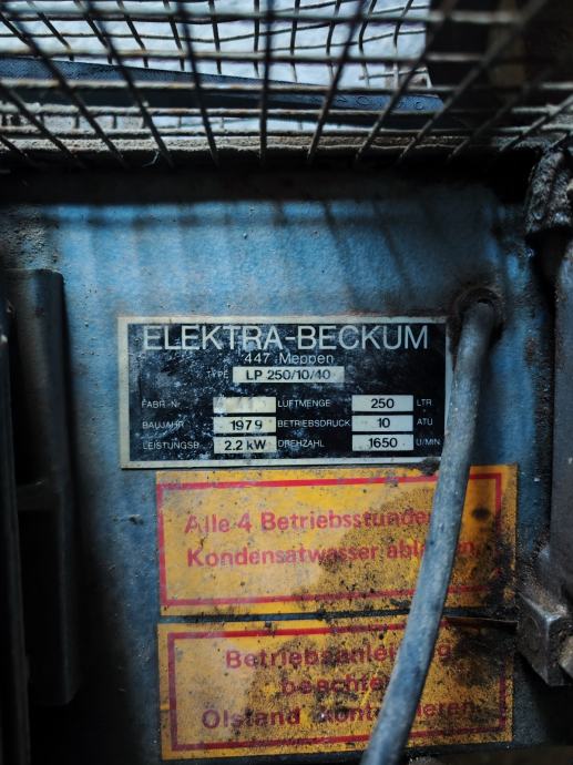 Kompresor za zrak 40l Elektra Beckum