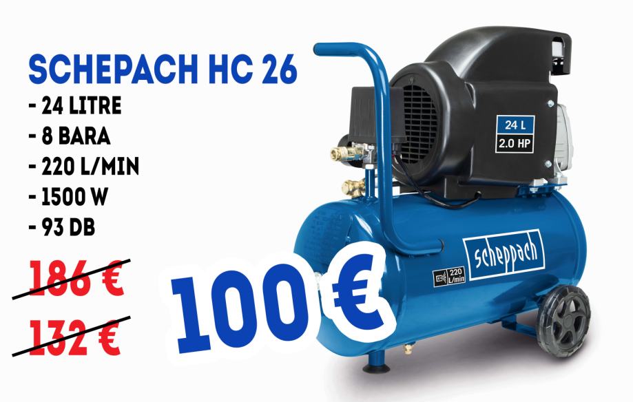 Kompresor zraka Scheppach HC26