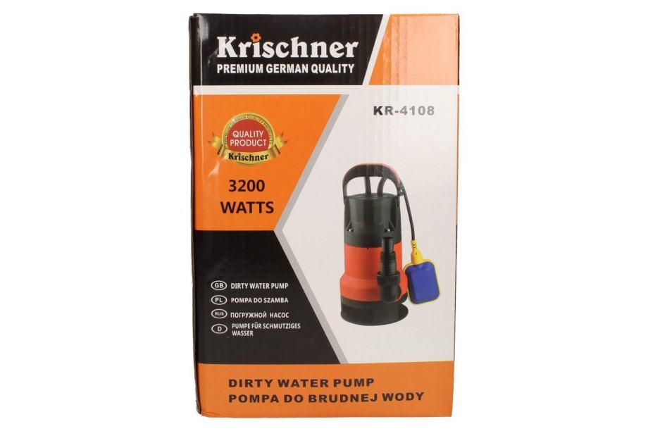 KRISCHNER ROTACIONA PUMPA ZA PRLJAVU VODU S PLOVKOM 3200W - NOVO!