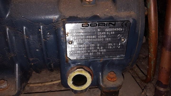 KOMPRESOR marke DORIN model H100CC + RASHLADNI UREĐAJI