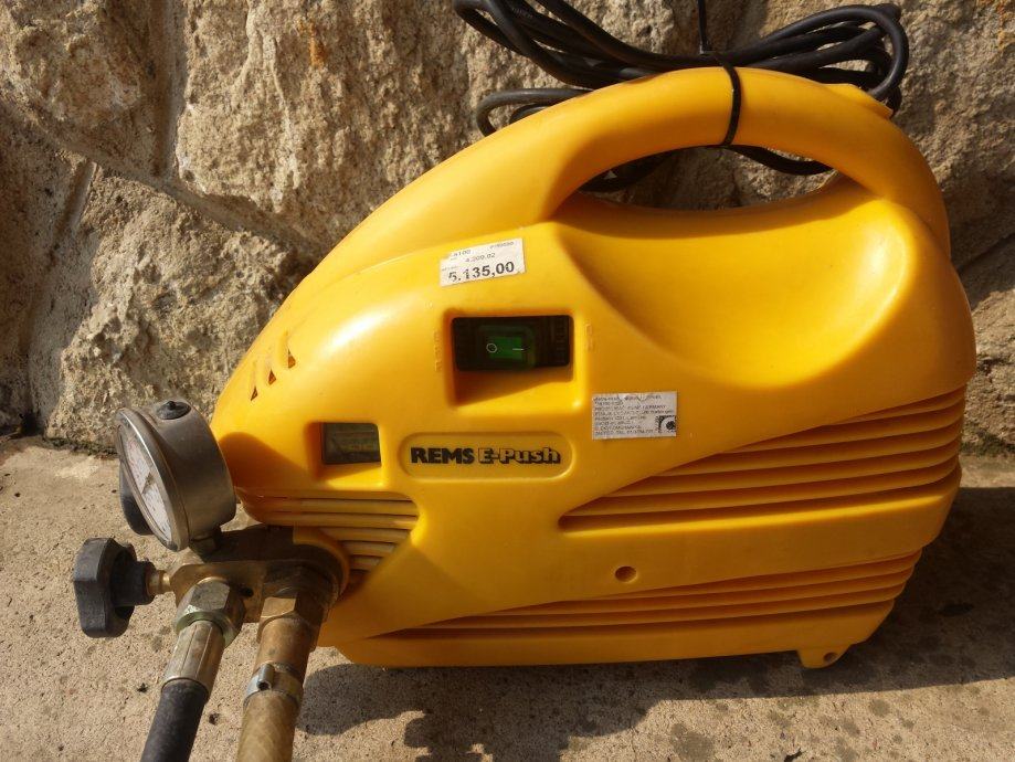REMS E-Push električna pumpa za tlačne probe