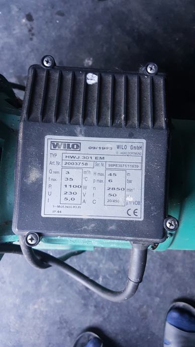 Wilo HWJ 301 EM hidropak
