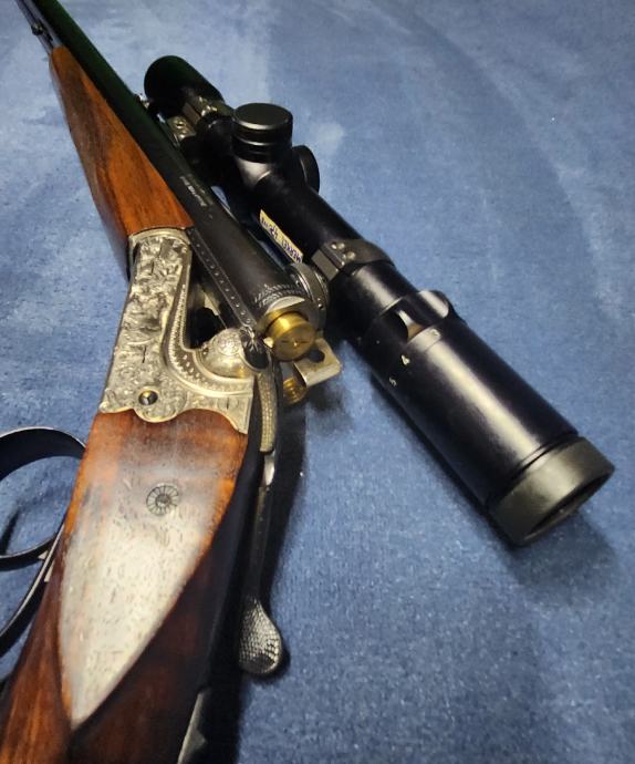 KARABIN MERKEL SUHL DB 141 470NE/470NE +OPTIKA NICKEL MAG.1-6X36