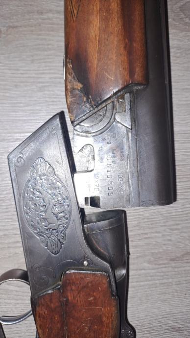 Puška s glatkim cijevima marke TOZ, kalibra 12/70 sa streljivom