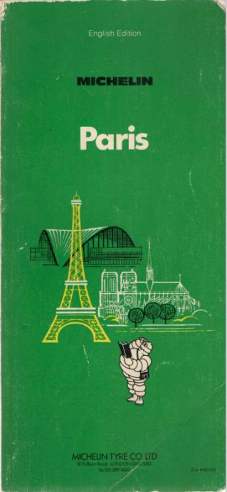 MICHELIN - TOURIST GUIDE PARIS