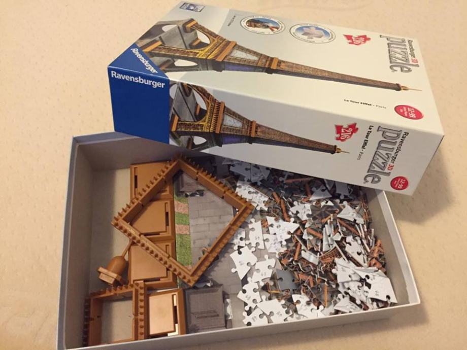 3D puzzle- Eiffelov toranj