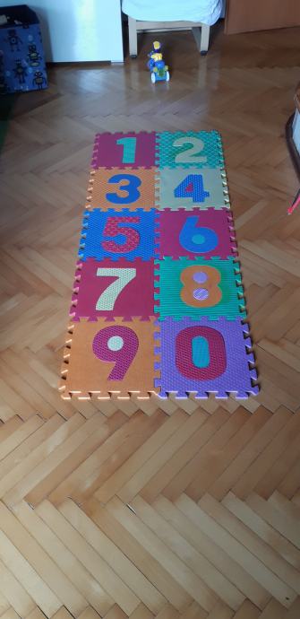 Podne puzzle velike brojevi 10 komada