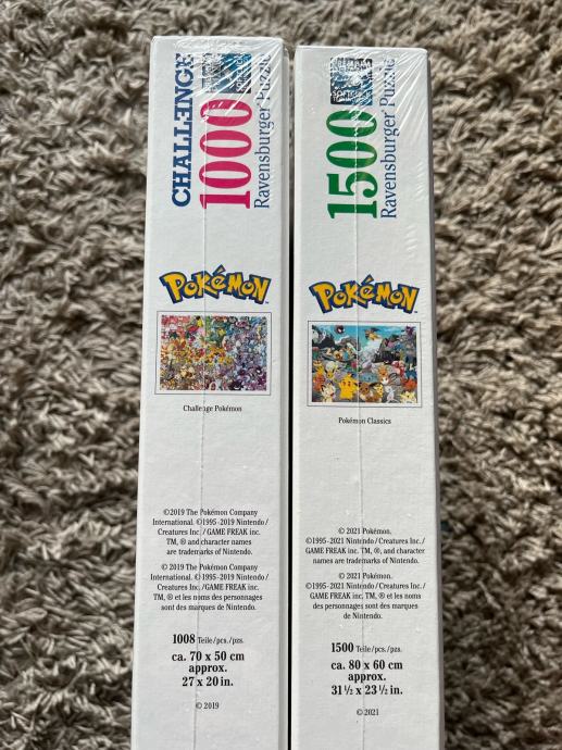 Pokemon Puzzle orginal 1500 komada zapakirano
