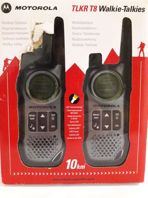 Motorola Walkie Talkie TLKR T8 NOVO! Sniženo!!