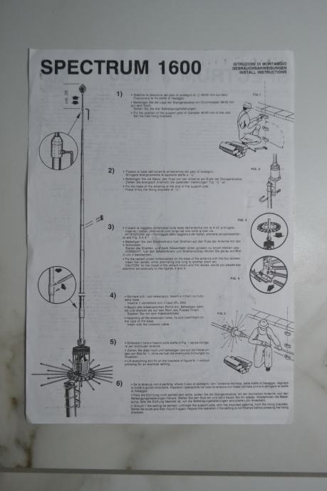 Antena stacionarna 10-metarski band - Spectrum 1600