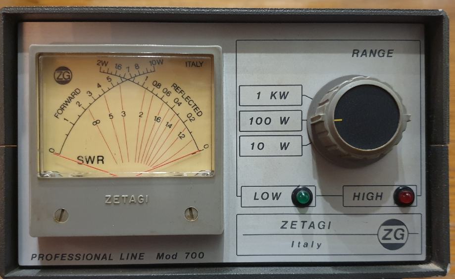 Zetagi professional line mod 700 swr i power mjerač
