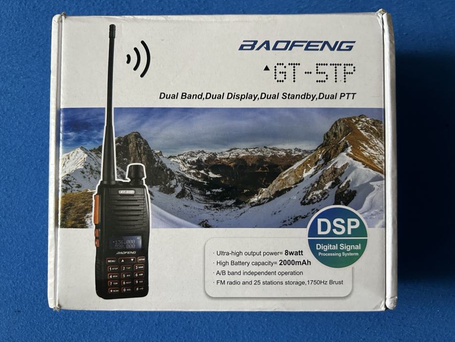 ***NOVO*** Baofeng GT-5TP radio stanica, 8W