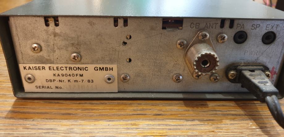 CB radio stanica Kaiser Electronic KA9040FM