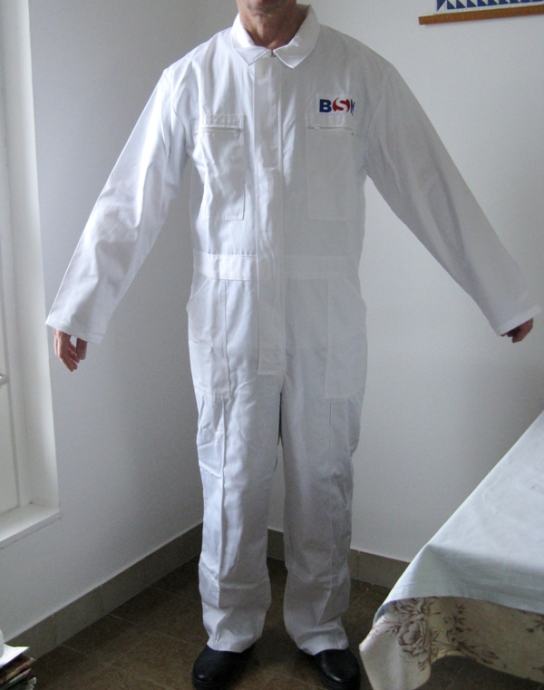 Radni kombinezon bijeli, vel. 56 (XXL) RI / ZG