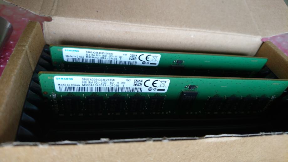 16 GB 2x8 SAMSUNG DDR4 2400MHz RDIMM ECC server PC4 19200