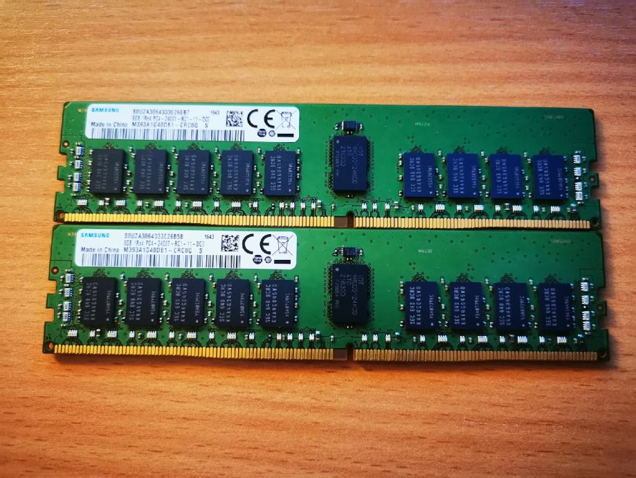 16GB kit (2x8GB) ECC DDR4 2400 rDIMM (Registered/Buffered)