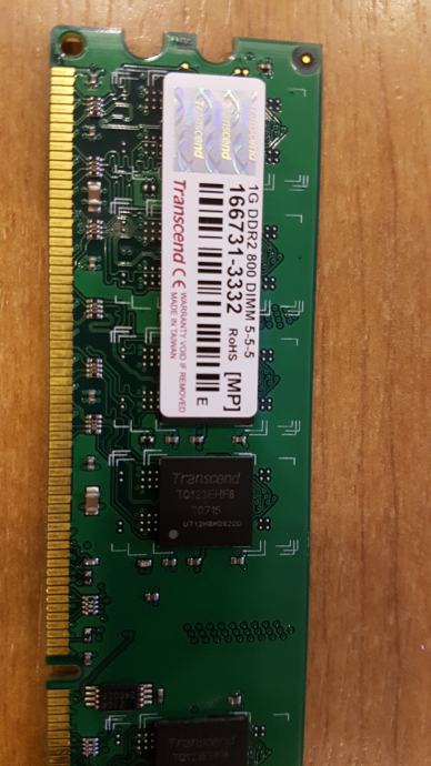 1GB RAM Transcend DDR2 800MHz
