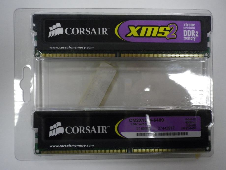 2GB / 2x1024MB RAM CORSAIR