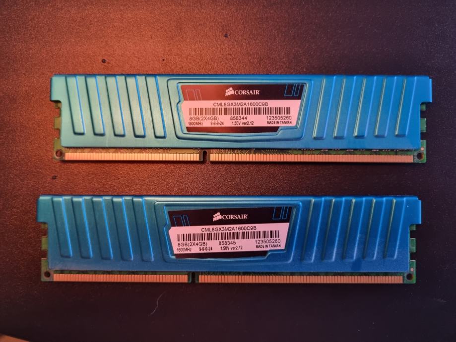 Corsair Vengeance Low Profile — 8GB Dual Channel DDR3 Kit
