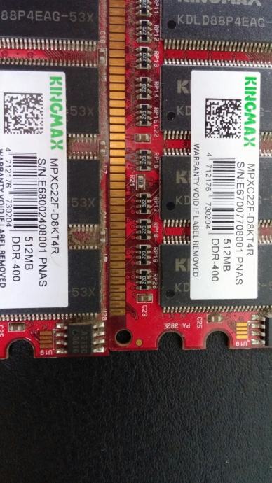 DDR 400 Kingmax 2x512 MB