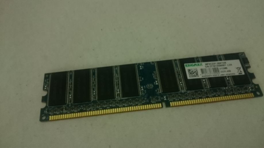 ddr 400 ram memorija 512mb kingmax