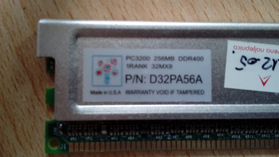 DDR Super Talent 256mb ddr400+ grafička+ procesor