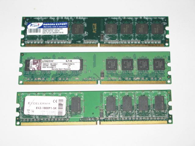 ⭐️ DDR2 memorija za stolna računala 1GB Kingston Excelram A-Data ⭐️