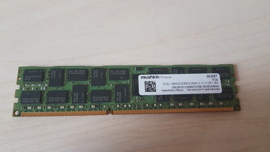 ddr3 ecc memorija 16gb proline