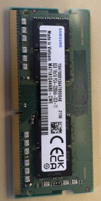 DDR4 Samsung 8GB SO-DIMM - za Laptop