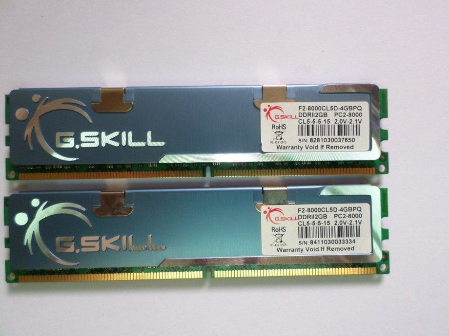 G.SKILL 2X2Gb DDR2 (PC2 8000)1000MHz