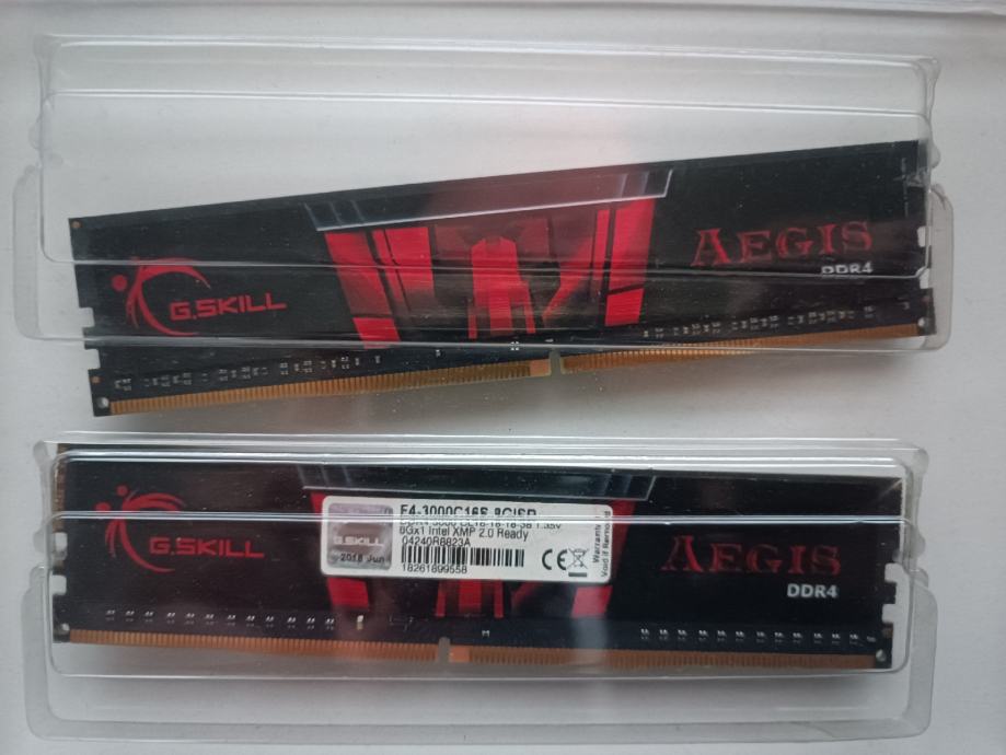 G.skill Aegis 2x8 GB RAM