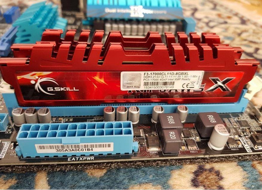 G.SKILL F3-17000CL9D-8GBXM RipjawsX Series 8GB (2 x 4GB)