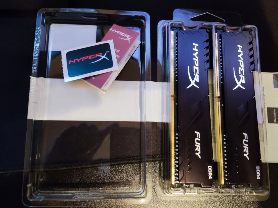HyperX Fury 16GB (2x8GB) 3200MHz CL16 RAČUN GARANCIJA HX432C16FB3K2/16