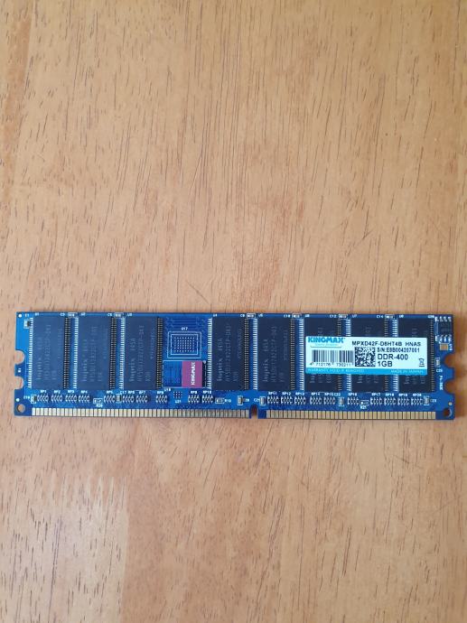Kingmax DDR-400 1GB RAM memorija