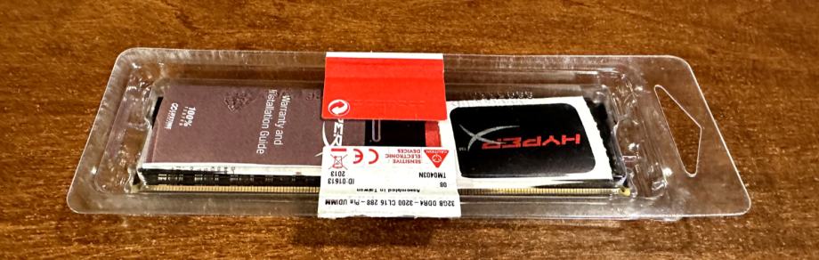 Kingston FURY Hyperx 32GB DDR4, 3200MHZ CL16 !POD GARANCIJOM!