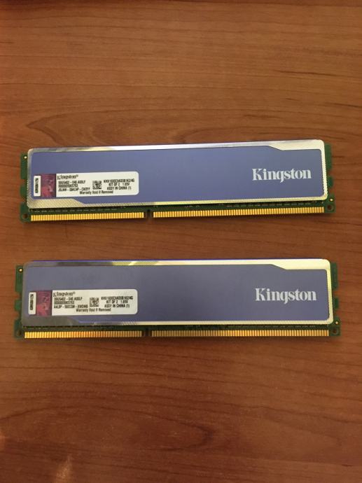 kingston hyperx blu 4gb(2x 2gb) ddr3 1333 Mhz