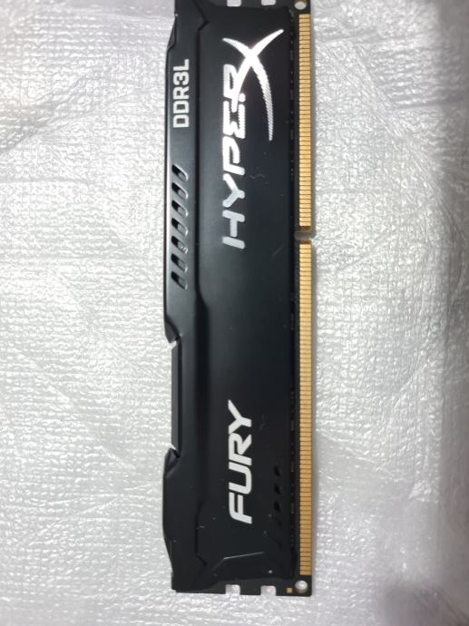 Kingston hyperx fury ddr3 8gb 1600mhz crni
