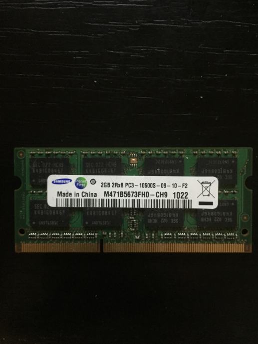 Laptop RAM Samsung 2GB DDR3