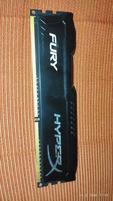 Memorija hyper x fury 4 x4GB 1866mhz