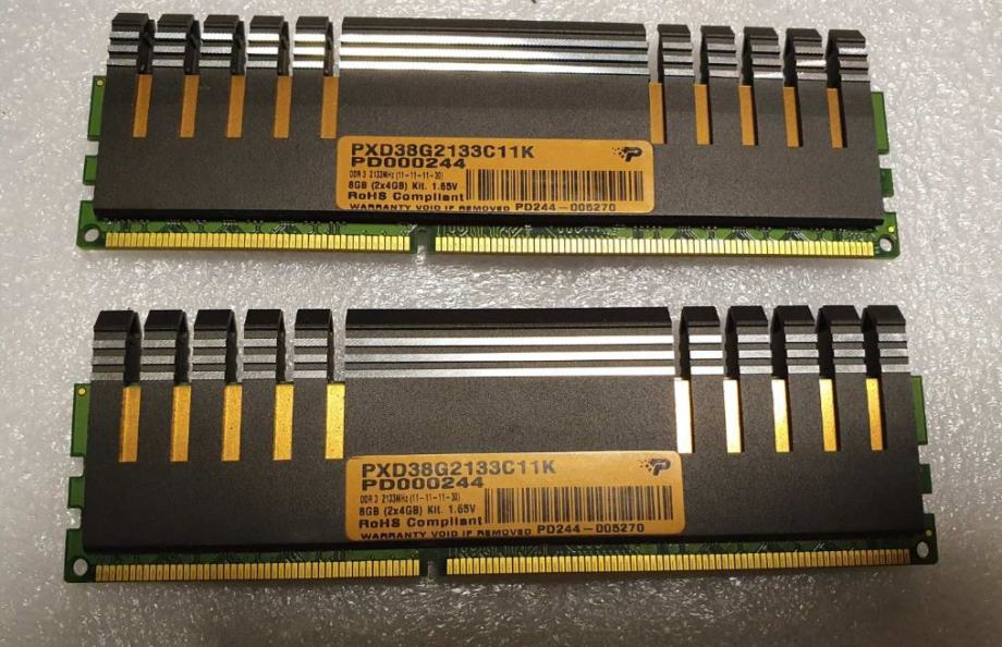 Patriot Viper Xtreme 8GB (2 x 4GB kit) DDR3 2133Mhz XMP CL11 RAM