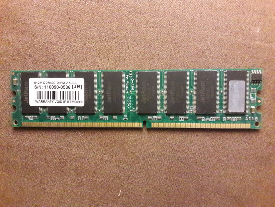 PC RAM 512MB / 1GB DDR | zamjena