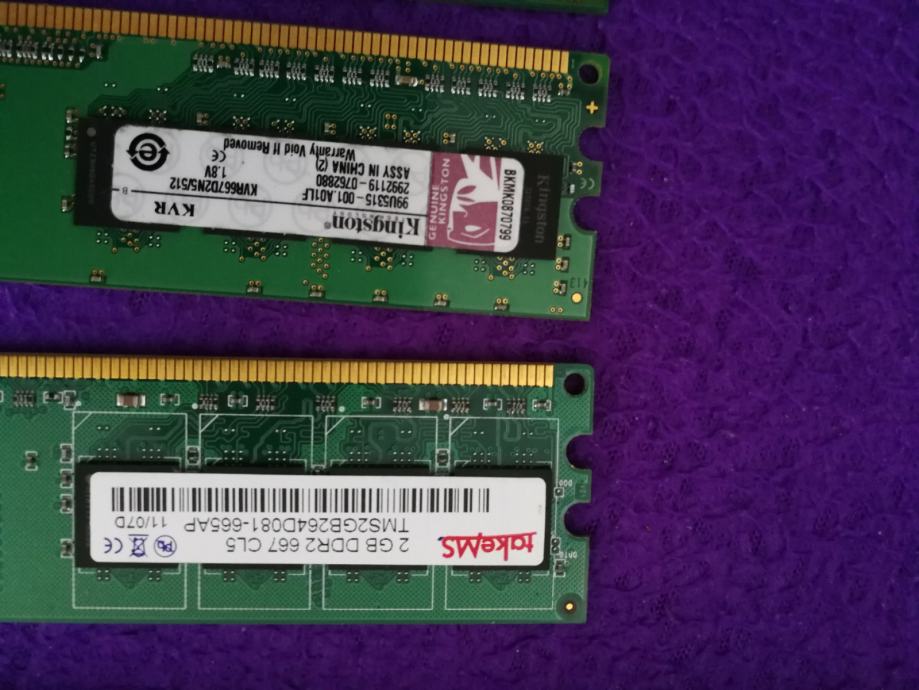 RAM, DDR2 i DDR3