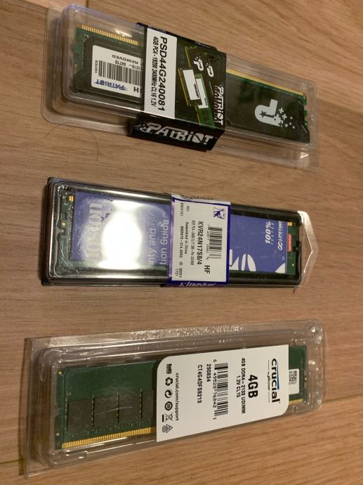 RAM DDR4 2133 / 2400 / 2400