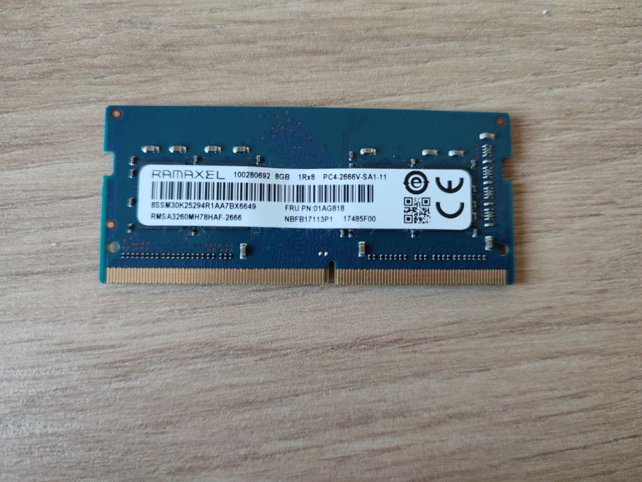 RAM DDR4 8GB 1333MHz Ramaxel