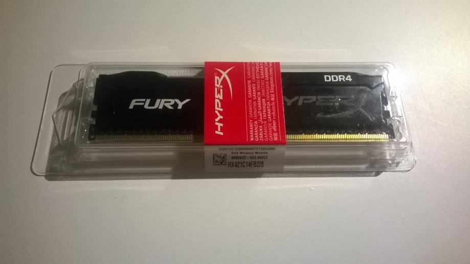 RAM DDR4 Kingston HyperX Fury 8Gb