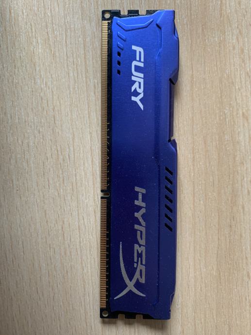 RAM Kingston Fury HyperX 4GB DDR3 DIMM 1600MHz jedan stick