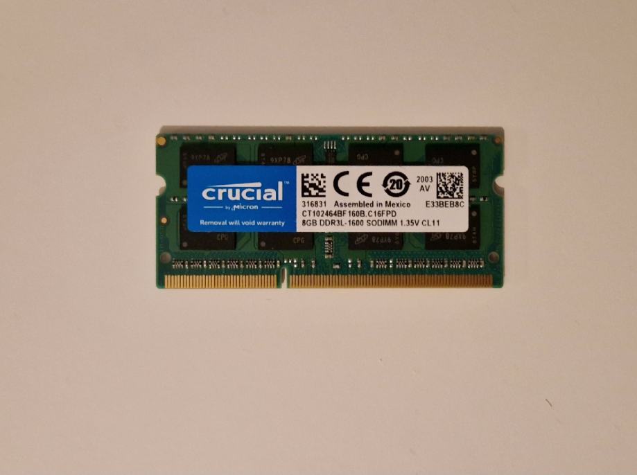 Ram za laptop DDR3L 8GB